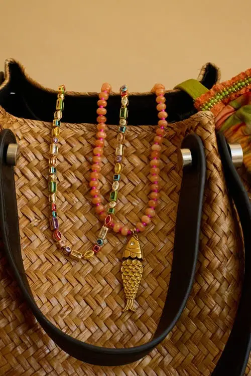 BEADS BY TARA Pez Necklace With Fish Charm