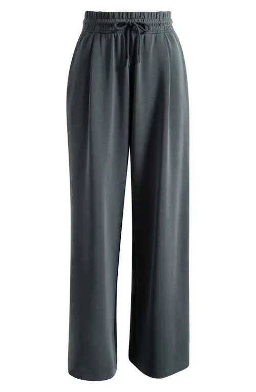 Beyond Yoga Sandwash Wide Leg Pants - Slate Green