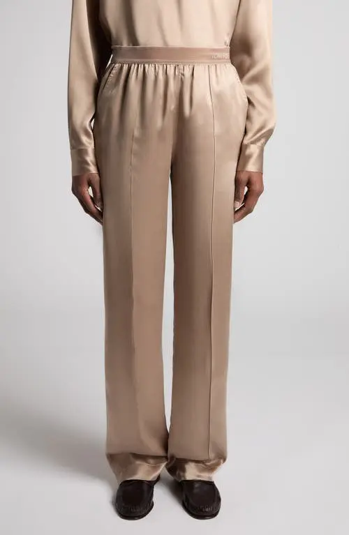 TOM FORD Silk Satin Pajama Pants - Desert Taupe