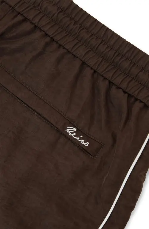 REISS Breeze Piped Nylon Swim Trunks