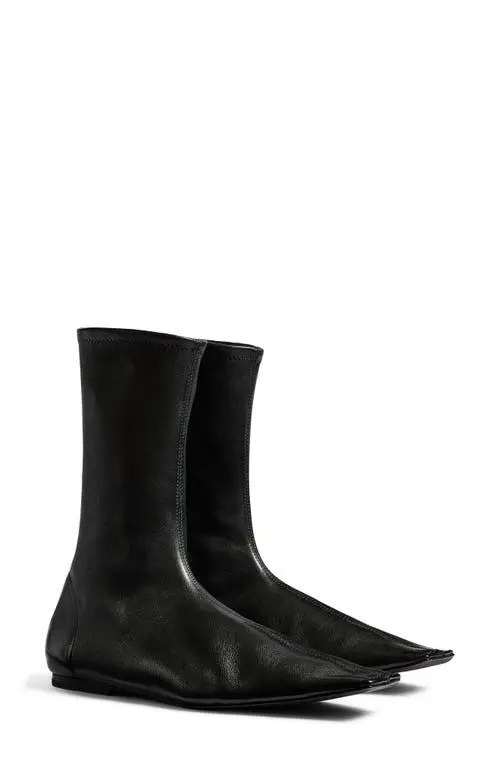 Khaite Marlene Foldable Boot - Black