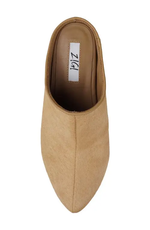 ZIGI Osmary Genuine Calf Hair Clog - Tanlt