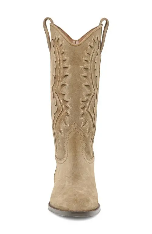 Dolce Vita Tomara Western Boot - Olive Suede