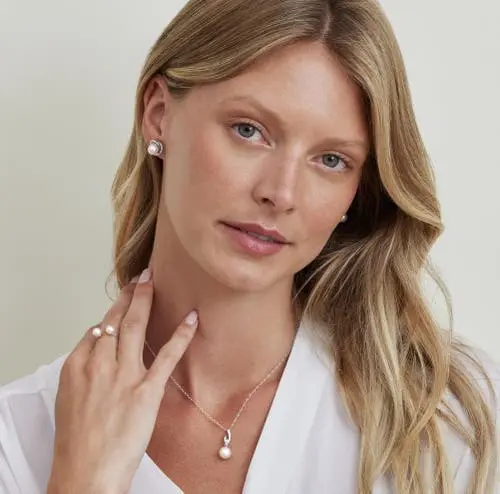 The Pearl Source Akoya Pearl And Diamond Lexi Earrings - White Gold