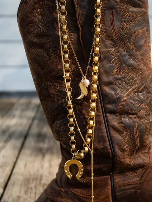 BEADS BY TARA Salt And Saddle Necklace