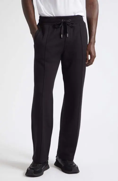 Dolce & Gabbana Logo Plate Pants - Nero