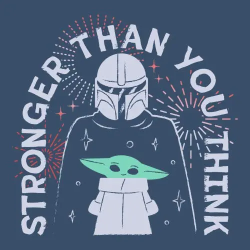 STAR WARS: THE MANDALORIAN Star Wars The Mandalorian Stronger Than Fireworks T Shirt