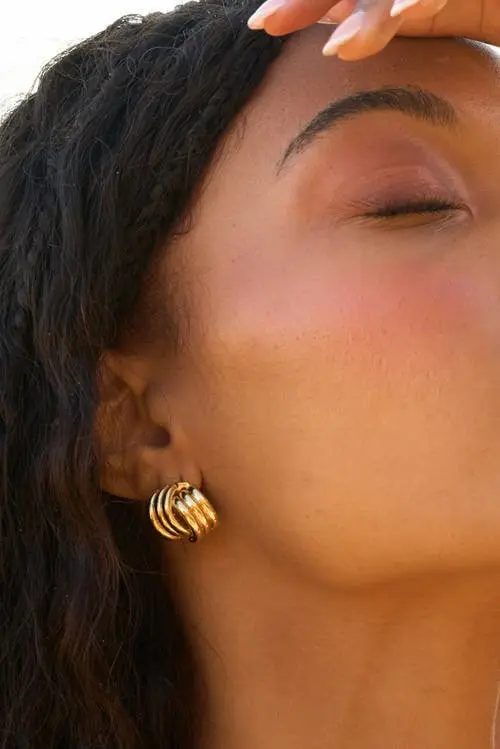 BEADS BY TARA Textured Knotted Earrings