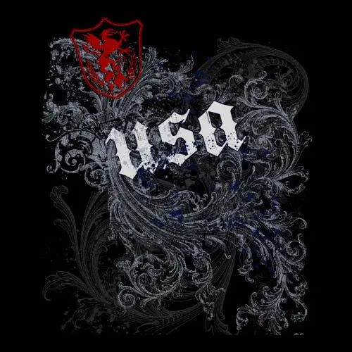 LOST GODS Usa Goth Floral Short Sleeve Graphic T-shirt