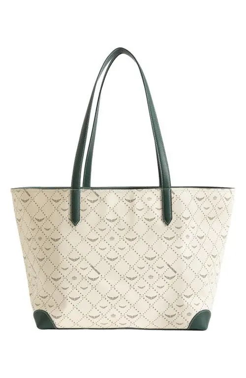 Zadig&Voltaire Z Shopper Xl Monogram Faux Leather Tote