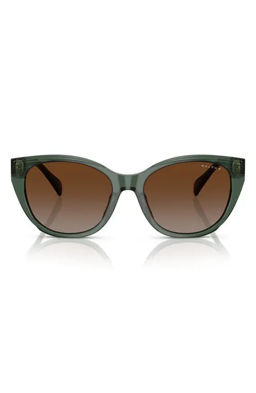 Ralph Lauren 56mm Square Gradient Polarized Sunglasses