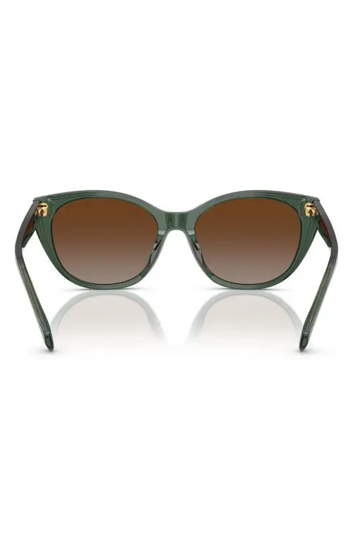 Ralph Lauren 56mm Square Gradient Polarized Sunglasses