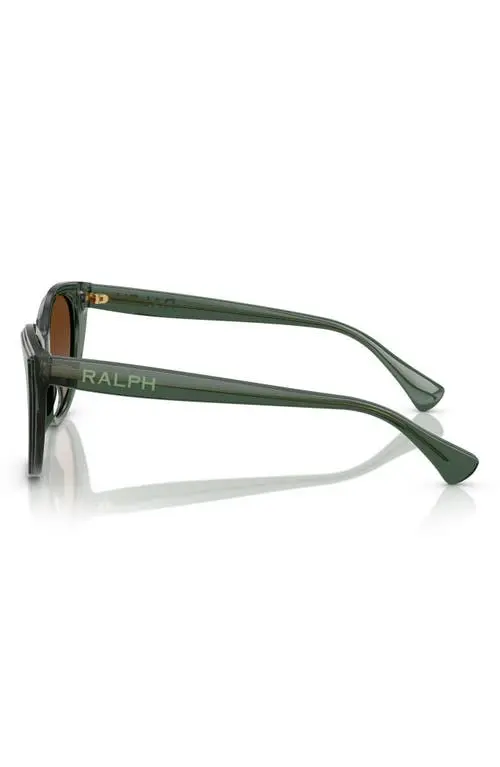 Ralph Lauren 56mm Square Gradient Polarized Sunglasses