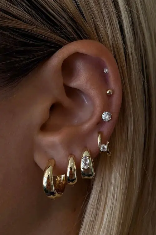 BEADS BY TARA Xl Tara Hoop Earrings
