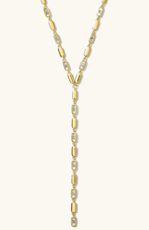 BEADS BY TARA Nellie Lariat Necklace - Gold