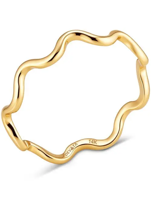 DEVATA Wavy Ring