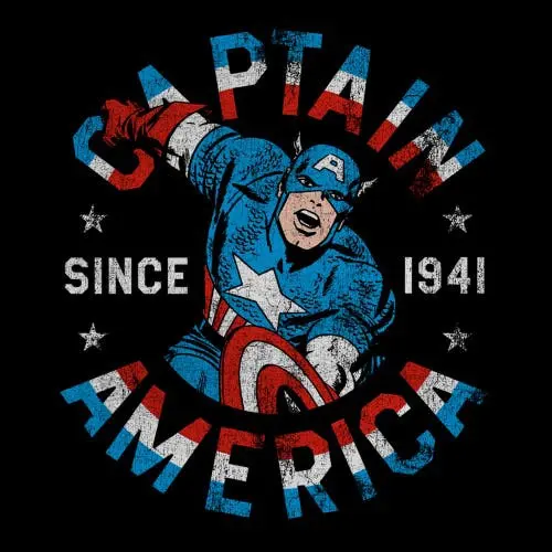 MARVEL Captain Since 1941 Graphic T-shirt