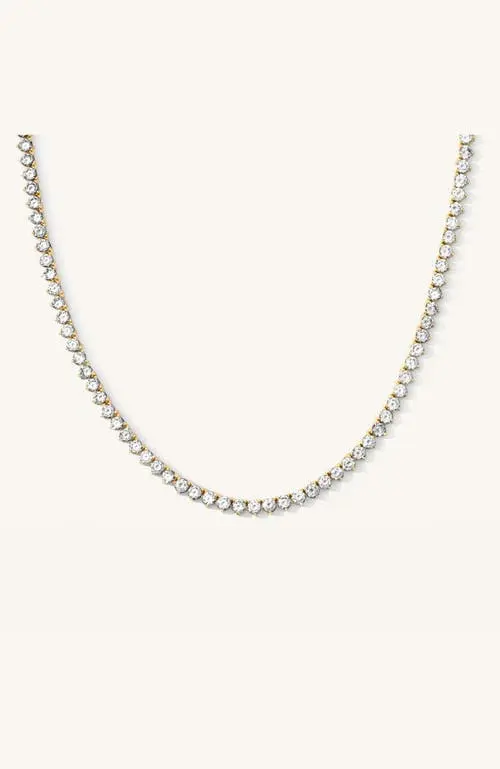 BEADS BY TARA Carissa Tennis Necklace - Gold