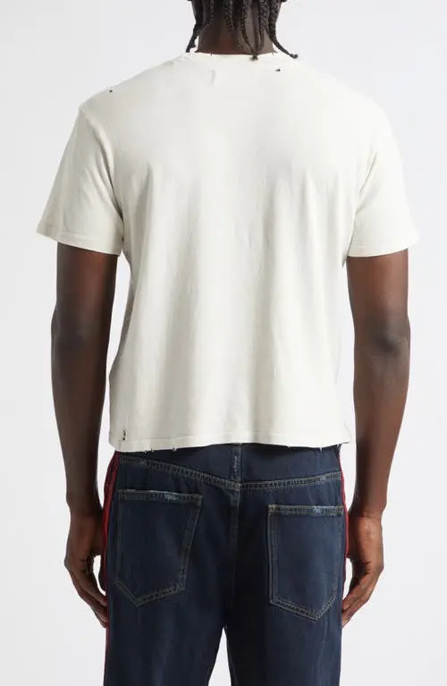 NAHMIAS Distressed Boxy Heaven Graphic T-shirt