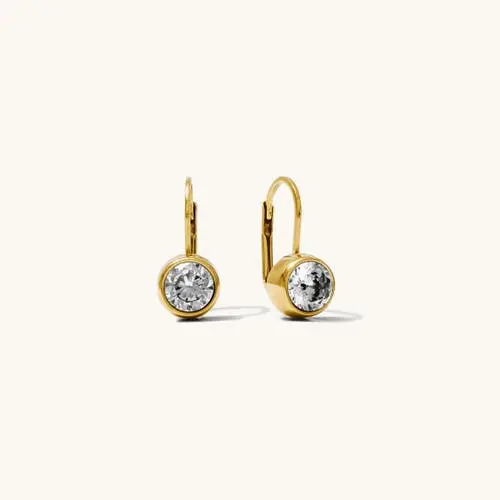 BEADS BY TARA Solitaire Drop Earrings