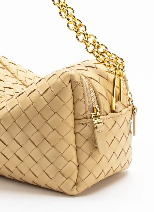 ELLEME Trousse Chain Woven Leather Bag