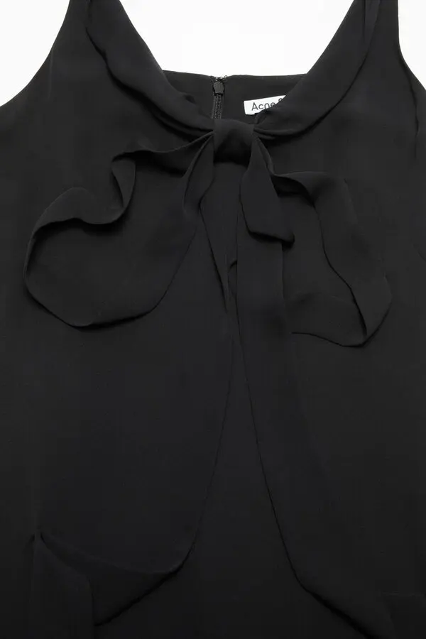 Acne Studios Silk Dress With Bow