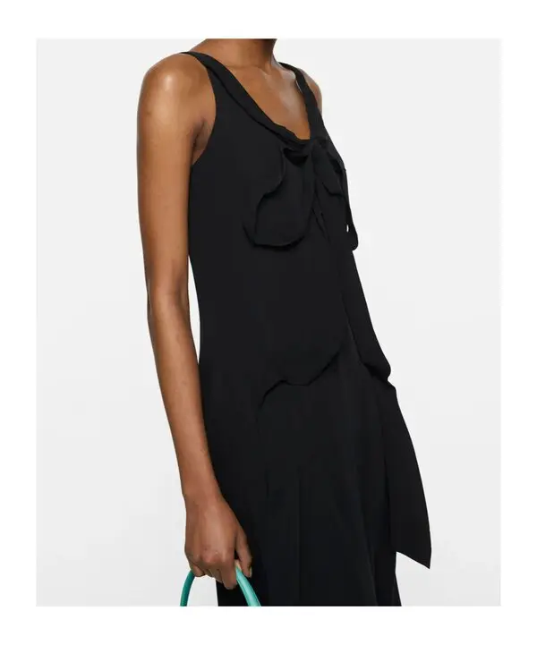 Acne Studios Silk Dress With Bow