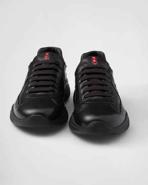 Prada America's Cup Nappa Leather Sneakers