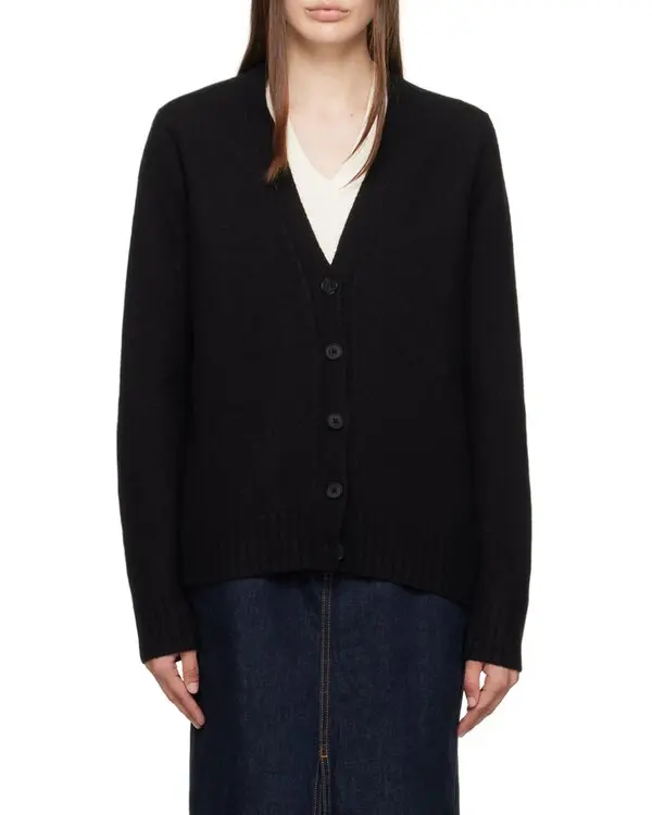 JIL SANDER V-neck Long-sleeved Cardigan