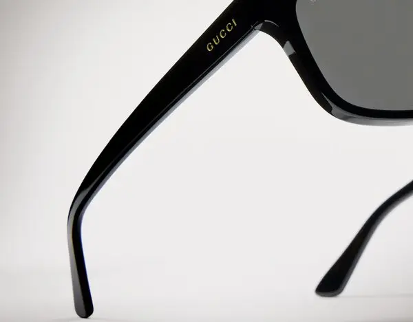 Gucci Low Nose Bridge Fit Rectangular Sunglasses