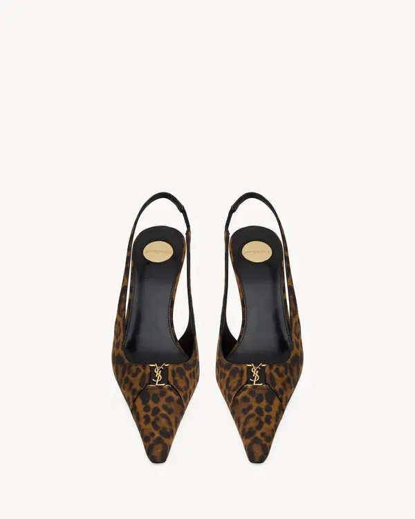 Saint Laurent Babylone Bretueil Slingback Pumps