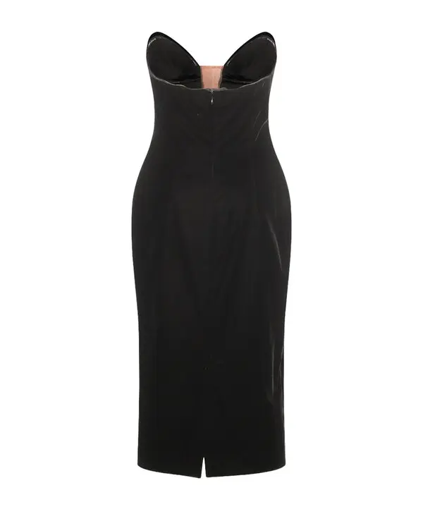 TOM FORD Strapless Midi Dress