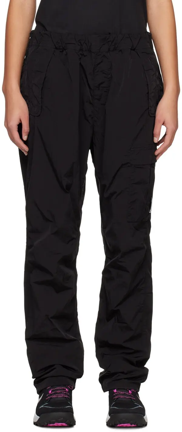 C.P. COMPANY Side Logo-plaque Detail Trousers