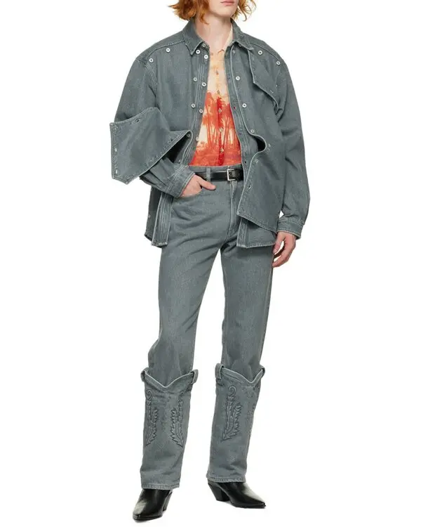 Y/project Classic Button Panel Denim Shirt