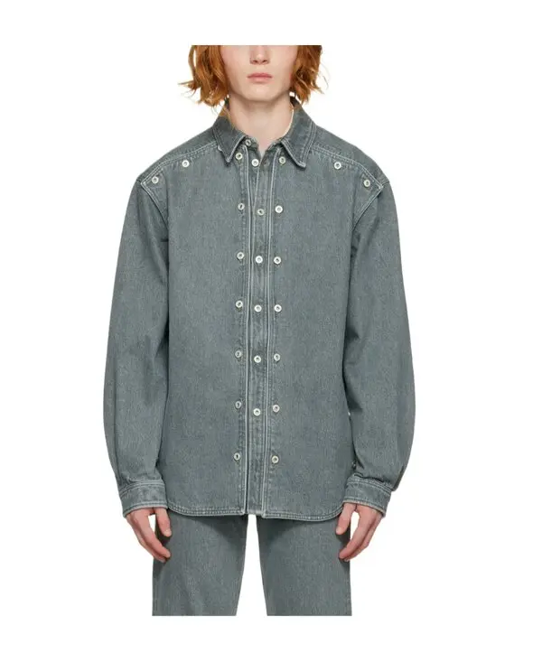 Y/project Classic Button Panel Denim Shirt