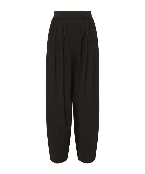Sportmax Pleated Casual Pants - Black