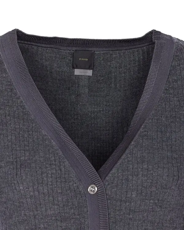 Pinko V-neck Button-up Cardigan
