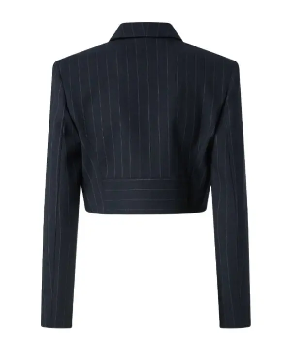 Pinko Double-breasted Cropped Blazer