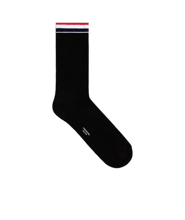 Thom Browne Rwb Stripe Detailed Socks