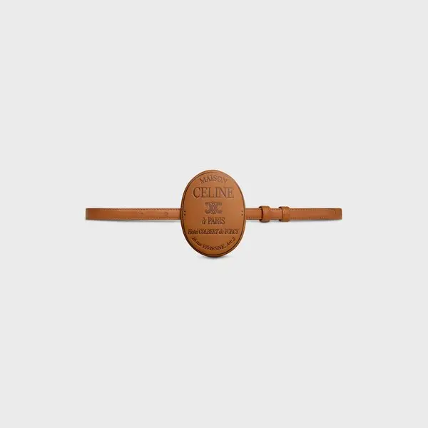 Celine Maison 13mm Smooth Calfskin Belt