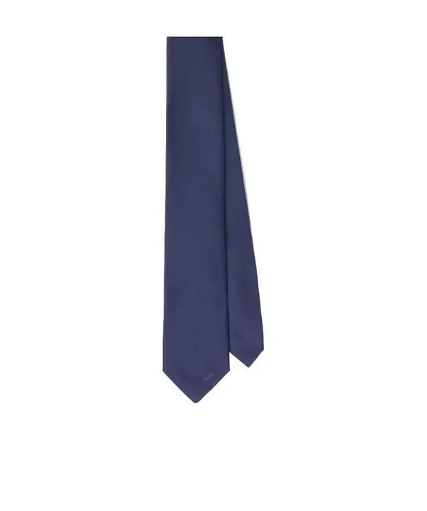 Prada Satin Tie - Blue