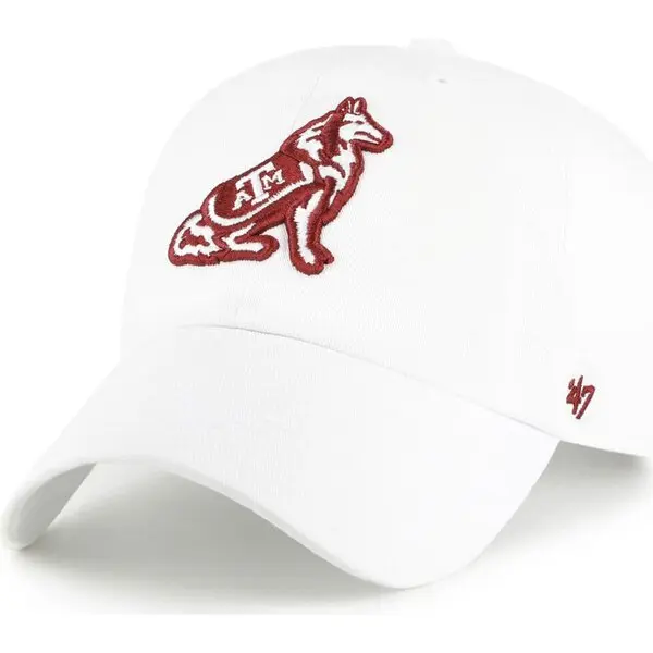 '47 Texas A&m Aggies Clean Up Adjustable Hat - White