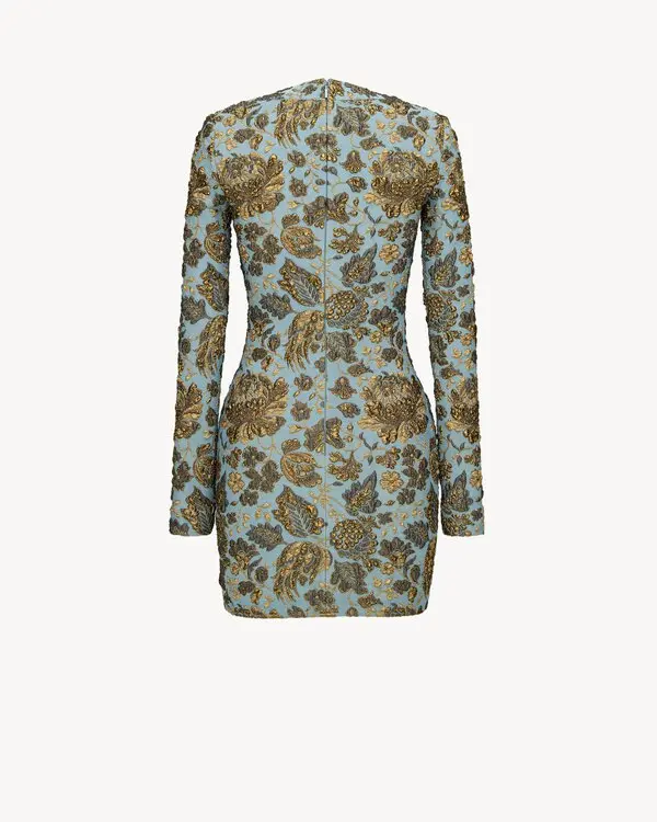 Saint Laurent Low-cut Mini Dress