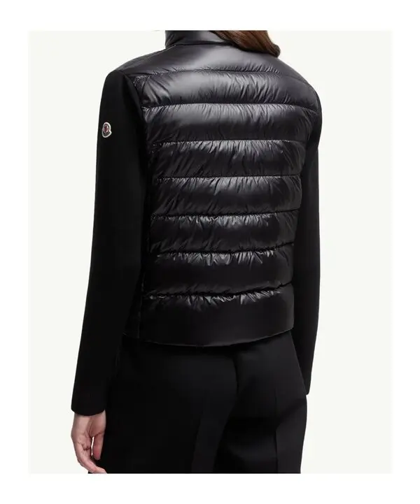 Moncler Padded Wool Zip-up Cardigan