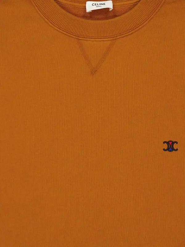 Celine Cotton Fleece Sweatshirt - No
