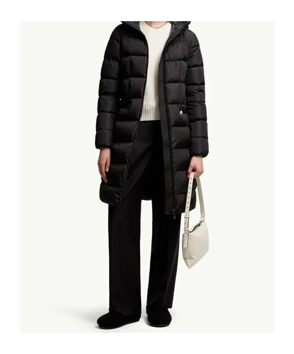 Moncler Avocette Hooded Long Down Jacket