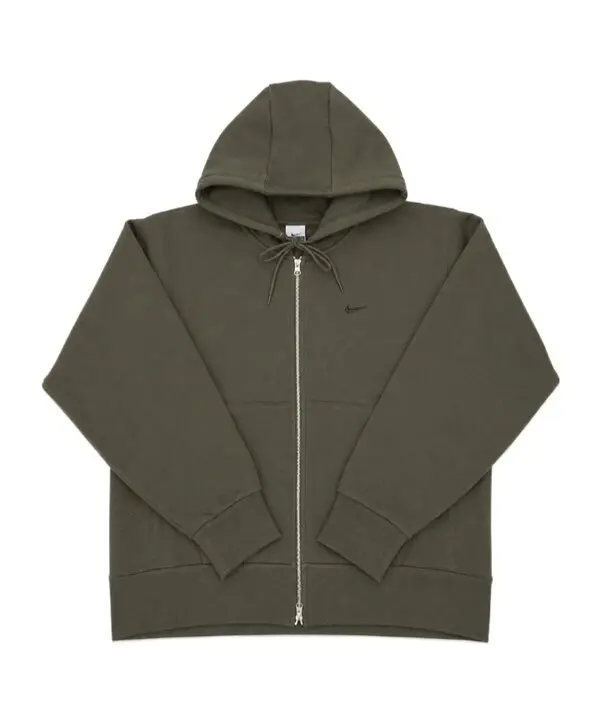 Nike Logo-embroidered Zip-up Hoodie - Black