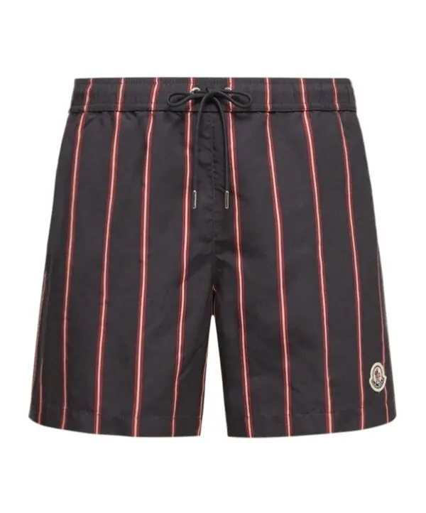 Moncler Striped Swim Shorts