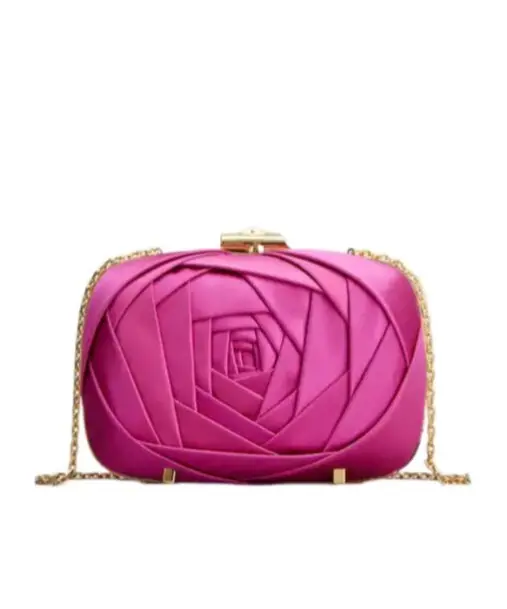 ROGER VIVIER Quilted Box Shoulder Bag - Pink