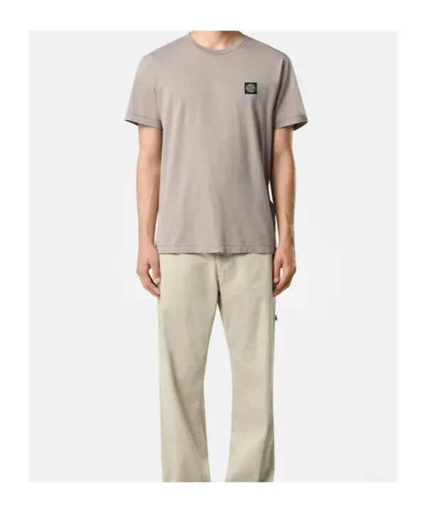 Stone Island Slim-fit T-shirt With Compass Patch